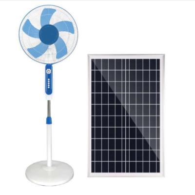 China Phosphate Battery 15W 24000mah Solar Pedestal Fan Remote Control for sale