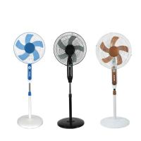 China Phosphate Battery 16in 25W Solar Metal Pedestal Fan 3 Block Wind for sale