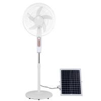 China Aluminum 24000mah 20w Portable Solar Floor Fan 1A Adapter for sale