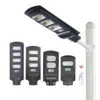 China SAA IP65 250 300watt Solar Led Street Lamp Time Control 16H Charging for sale