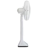 China 15V 12W 1300rpm Electric Pedestal Fan 240VAC With Lead Acid Battery for sale