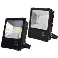 China 3000K 4000K Smd Waterproof LED Flood Lights Black Aluminum Housing for sale