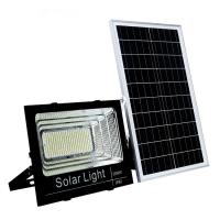 China 100W Lithium battery Dusk To Dawn Solar Motion Sensor High Power Led Flood Light for sale
