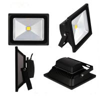 China Thick Aliuminum Black 50W Cob Led Flood Light 120 Degree Beam Angle for sale