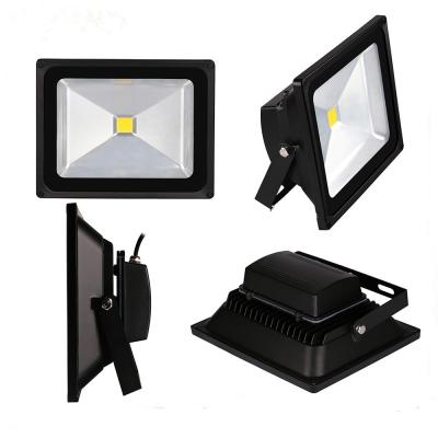 China Thick Aliuminum Black 50W Cob Led Flood Light 120 Degree Beam Angle for sale
