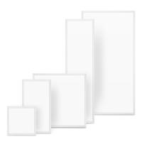 China PC Aluminum 40W 48W 54W AC 100V Ultra Thin Led Panel Lights for sale
