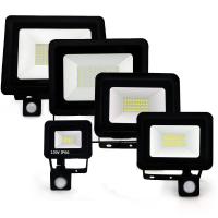 China Waterproof IP66 50w PIR LED Flood Light With Infrared Motion Sensor for sale