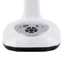 China 12 Inch AC DC Rechargeable Fan Table Fan With LED Light Mobile Phone Charge for sale