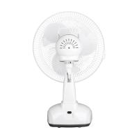 China 6PCS Light Solar Rechargeable Table Fan 12 Inches USB Mobile Charger for sale