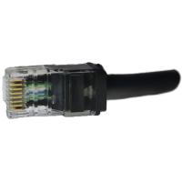 China RJ45 Crystal Head Industrial Wire Harness Assembly CAT5E Black 790mm for sale