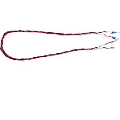 China UL1007 robot wiring harness red and black 800mm twisted pair DC input for sale
