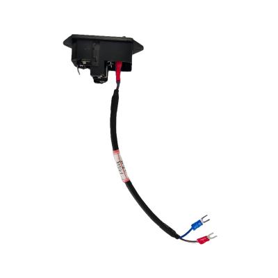 China RoHS Compliant Three-In-One Power Socket Power Supply Harness RVVP Cable 220V 350mm for sale