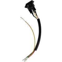 China Three Pin Plug Power Supply Harness DC power cable 240mm Length for sale