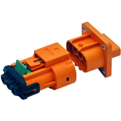 China 3mm Waterproof Wire Harness Connector Plastic Three Core Cable Connector 1000V DC for sale