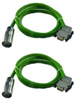 China Reliable Green DB9 Insulation Industrial Wire Harness IP67 M23 Cable Wire Harness Assembly for sale
