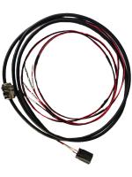 China Black Teflon 4 Pin Temperature Data Collection Industrial Wire Harness 610mm With Nut UL for sale
