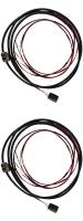 China Black Teflon 4 Pin Temperature Data Collection Industrial Wire Harness 610mm With Nut UL for sale