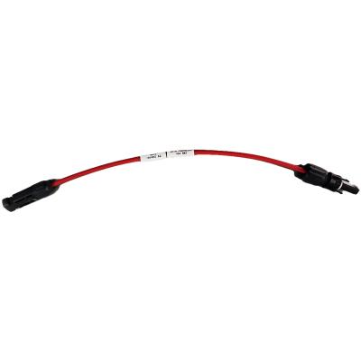 China DC power line PV1-F 1x4mm2,OD:5.2 dual connector waterproof customizable automotive wiring harness for sale