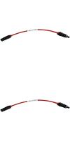 China DC power line PV1-F 1x4mm2,OD:5.2 dual connector waterproof customizable automotive wiring harness for sale