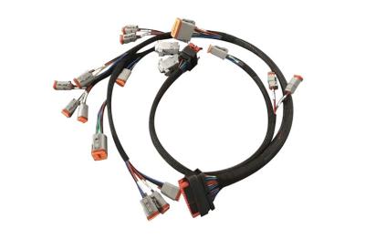 China PA Nylon Bellows Automotive Wiring Harness 500mm DB Connector for sale