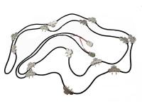 China 2000mm Length Machine Tool Industrial Wire Harness DB9 Serial Interface Harness for sale