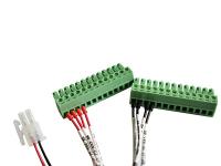 China Red High Temperature Resistant Insulated Robot Wiring Harness 300V IP67 600mm for sale