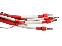 China Red High Temperature Resistant Insulated Robot Wiring Harness 300V IP67 600mm for sale