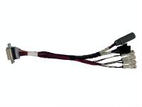China DB26 Temperature Acquisition Keypad Electronic Wiring Harness Three Rows Riveting End for sale