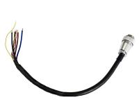 China 500V 12PIN Welded Cable Plug Insulated Metal Shielded Power Tool Harness IP67 ODM OEM for sale