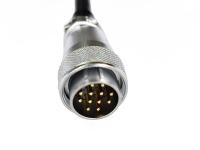 China 500V 12PIN Welded Cable Plug Insulated Metal Shielded Power Tool Harness IP67 ODM OEM for sale