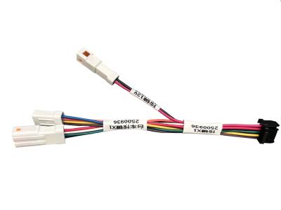 China PVC Insulation 12V Trolley Key Battery Wire Harness 3*5P Double Row Plastic Shell for sale