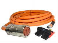 China Oxygen Free Copper High Temperature Resistant 180 Degree Straight Head Connector 85%  Shielding Rate Automotive Harness for sale