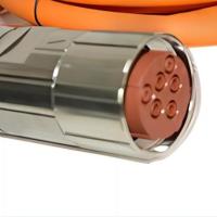 China Oxygen Free Copper High Temperature Resistant 180 Degree Straight Head Connector 85%  Shielding Rate Automotive Harness for sale