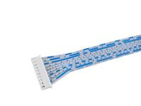 China IP67 300V Corrects Deviation From Controller Harness UL2468 26# White Printed Blue Bar for sale