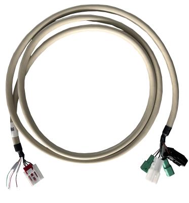 China Coaxial Shield HD Camera Waterproof Power Supply Harness 4 Pin Plastic Housing For Surveillance Video for sale