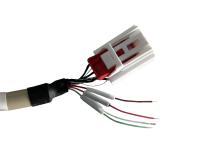 China Coaxial Shield HD Camera Waterproof Power Supply Harness 4 Pin Plastic Housing For Surveillance Video for sale