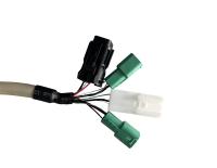 China Coaxial Shield HD Camera Waterproof Power Supply Harness 4 Pin Plastic Housing For Surveillance Video for sale