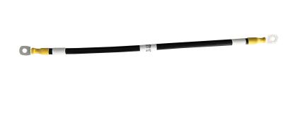 China EV15E 10mm2 1500V 105℃ Silicone Rubber Black 250mm Waterproof UL94V0 DC Power Line for sale