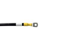 China EV15E 10mm2 1500V 105℃ Silicone Rubber Black 250mm Waterproof UL94V0 DC Power Line for sale