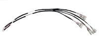 China UL1007 22AWG 350mm Soft PVC Brake Switch Electronic Harness 4 Pin Plastic Shell Small Diameter for sale