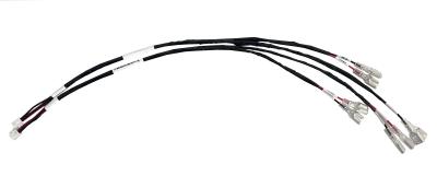 China UL1007 22AWG 350mm Soft PVC Brake Switch Electronic Harness 4 Pin Plastic Shell Small Diameter for sale