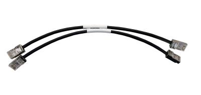 China 200MM Tooling TCP Network Cable Harness RJ45 Gigabit Shielded 2P*28AWG Twisted-Pair for sale