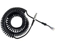 China 5C*24AWG Spring 6 Core Metal Aviation Connector Industrial Wiring Harness 7PIN Plastic Case for sale