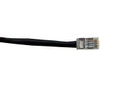 China Directly Connects To Super CAT5E FTP Shielded Black Industrial Network Cable RJ45 150mm for sale