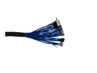 China RCONE 2*32PIN Double Row Plastic Case 500mm Electronic Harness DB15 6 Core Test Tool for sale