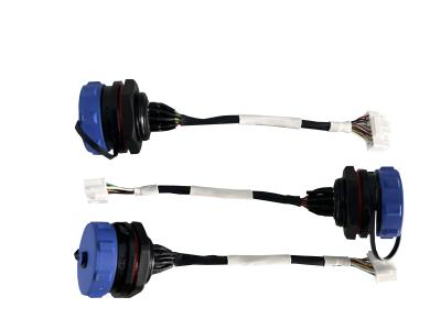 China Insulation 14 Core Aviation Plug Pedal Switch Power Supply Harness UL10064 28AWG 300V for sale