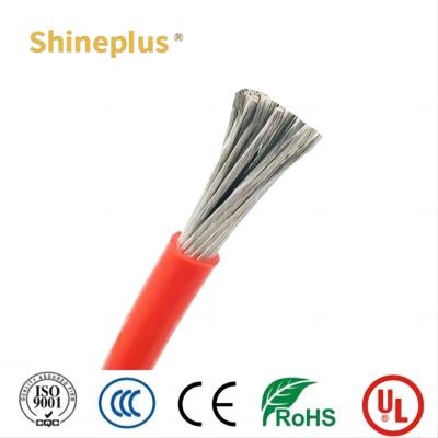 China Bared Copper Stranded Silicone EV Battery Motorcycle Charging Cable UL3133 16mm2  600V for sale