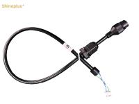 China RJ45 3000V IP67 Metal Shielded Industrial Network Cable CAT5C SFTP 4p*24AWG for sale