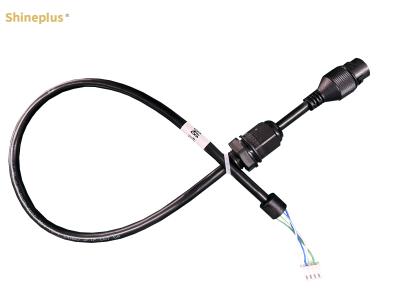 China RJ45 3000V IP67 Metal Shielded Industrial Network Cable CAT5C SFTP 4p*24AWG for sale