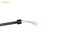China RJ45 3000V IP67 Metal Shielded Industrial Network Cable CAT5C SFTP 4p*24AWG for sale